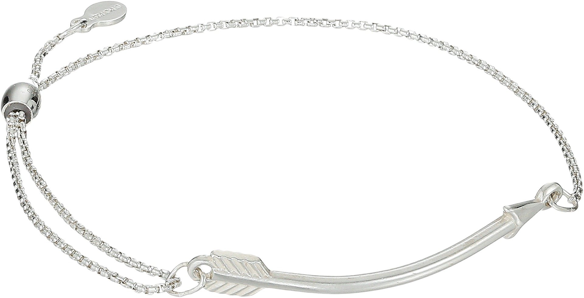 Alex and Ani Women's Arrow Pull Chain Bracelet, Sterling Silver