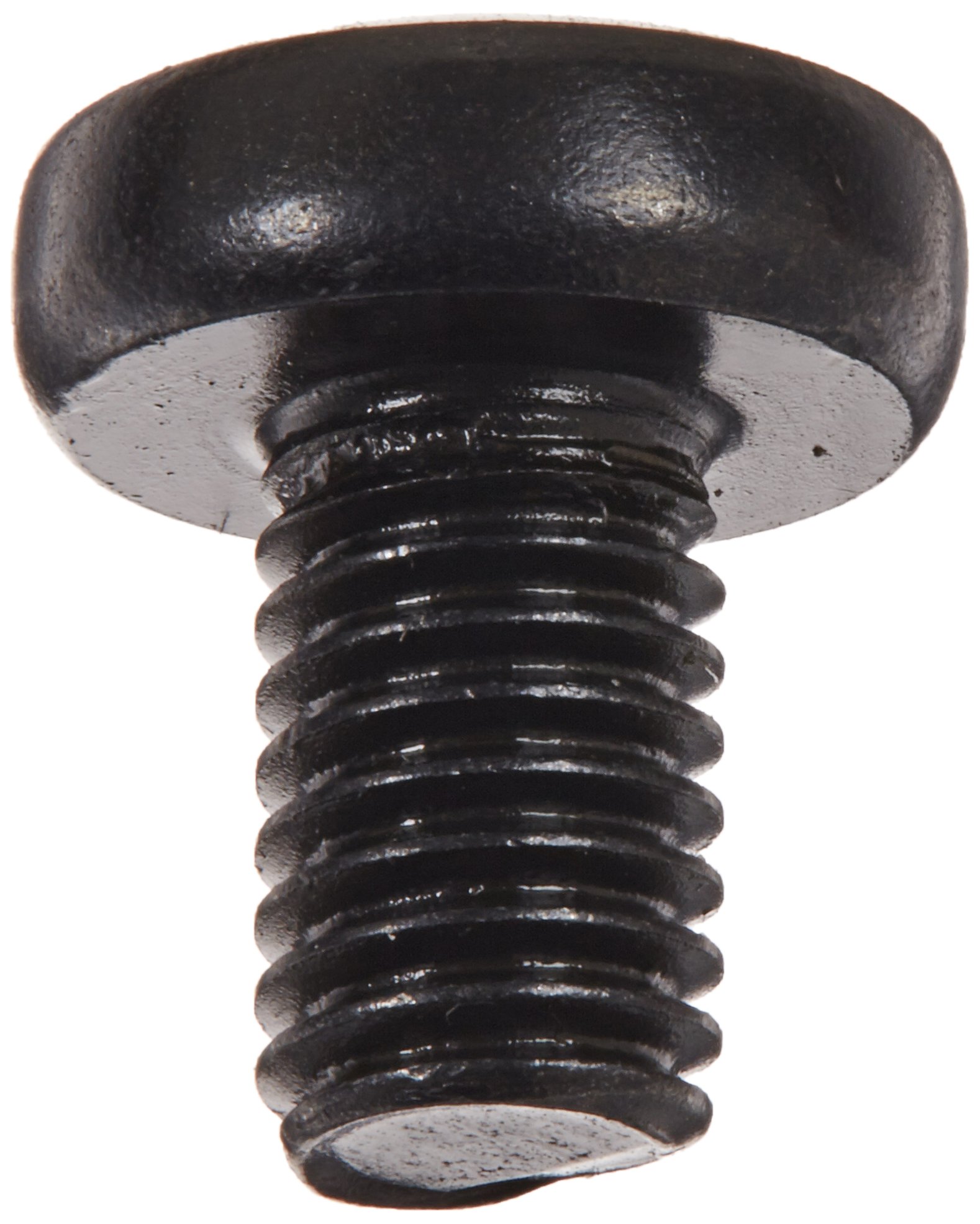 Small Parts M58D7985AB Steel Pan Head Machine Screw, Black Oxide Finish, Meets DIN 7985, #2 Phillips Drive, M5-0.8 Thread Size, 8 mm Length, Fully Threaded, Import (Pack of 100)