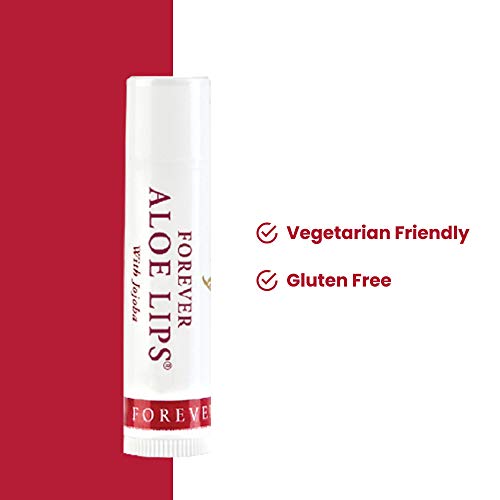 Forever Living - Forever Aloe Lips - Ultimate Lip Care for Any Weather - Moisturizing Lip Balm with Aloe, Jojoba & Beeswax - Vegan - Pack of 12