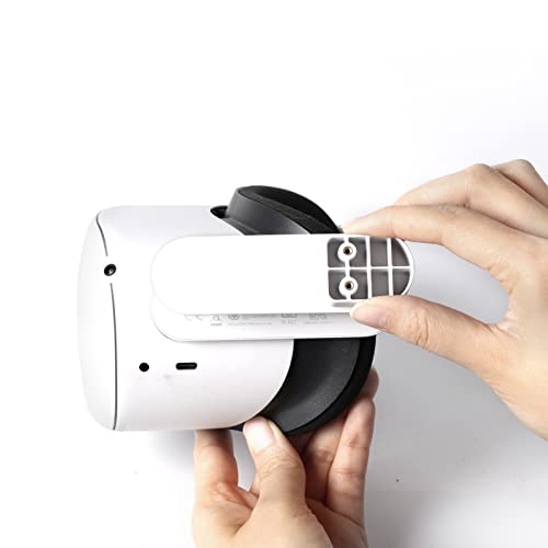Adjustable Headband with Head Cushion Replacement Compatible for Oculus Quest 2 Enhance Support Reduce Pressure