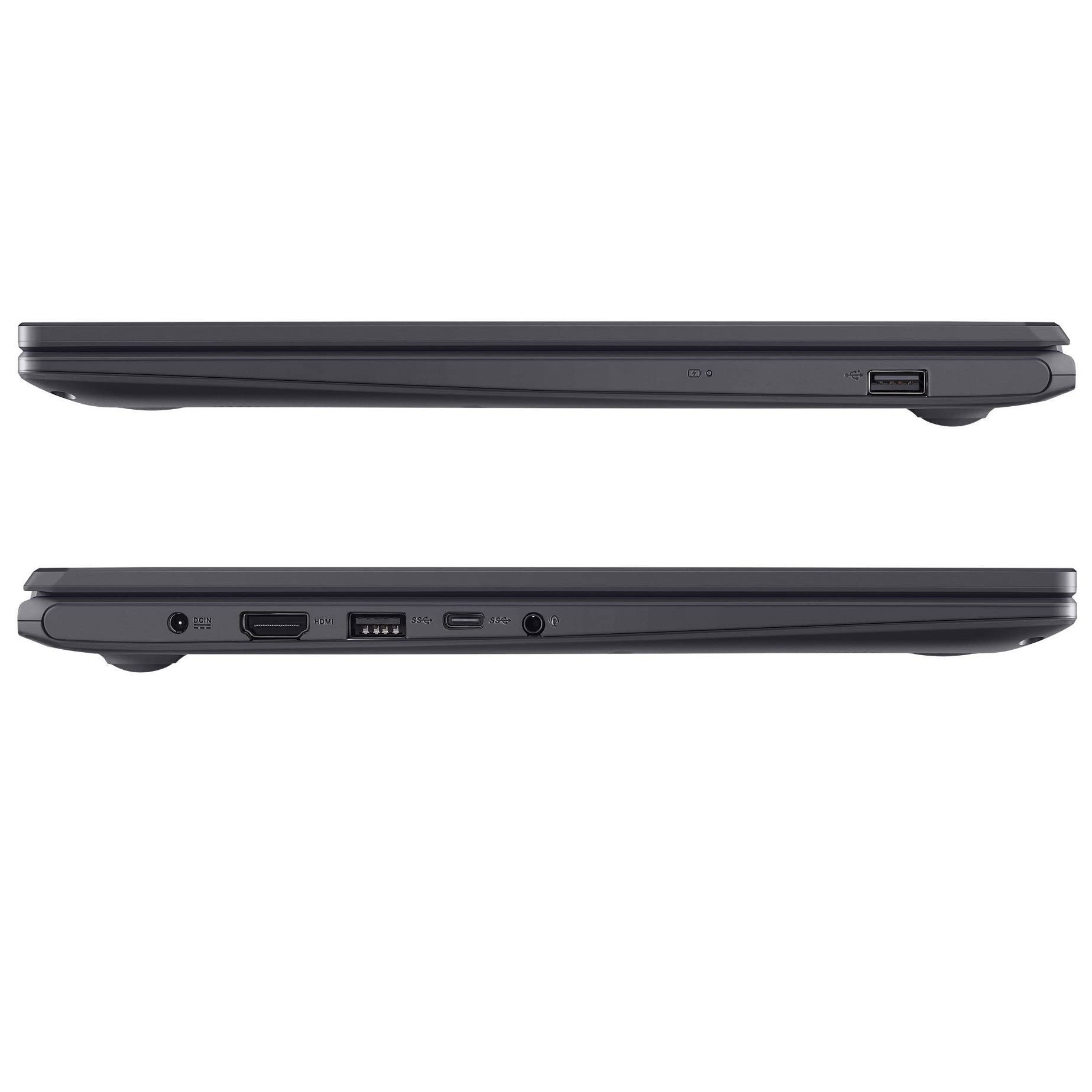 ASUS L510 15.6" FHD Ultra Thin Laptop Computer, Intel Celeron N4020 Processor, 4GB DDR4 RAM, 64GB eMMC, 802.11AC WiFi, Bluetooth, Type-C, 1 Year Office 365, Black, Windows 11 S, BROAG Extension Cable
