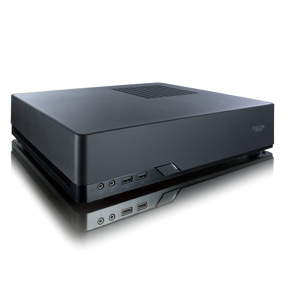 Fractal Design Node 202 - Black - Mini-ITX Slim Profile Compact Small Form Factor Computer Case β Modular Interior - USB 3.0
