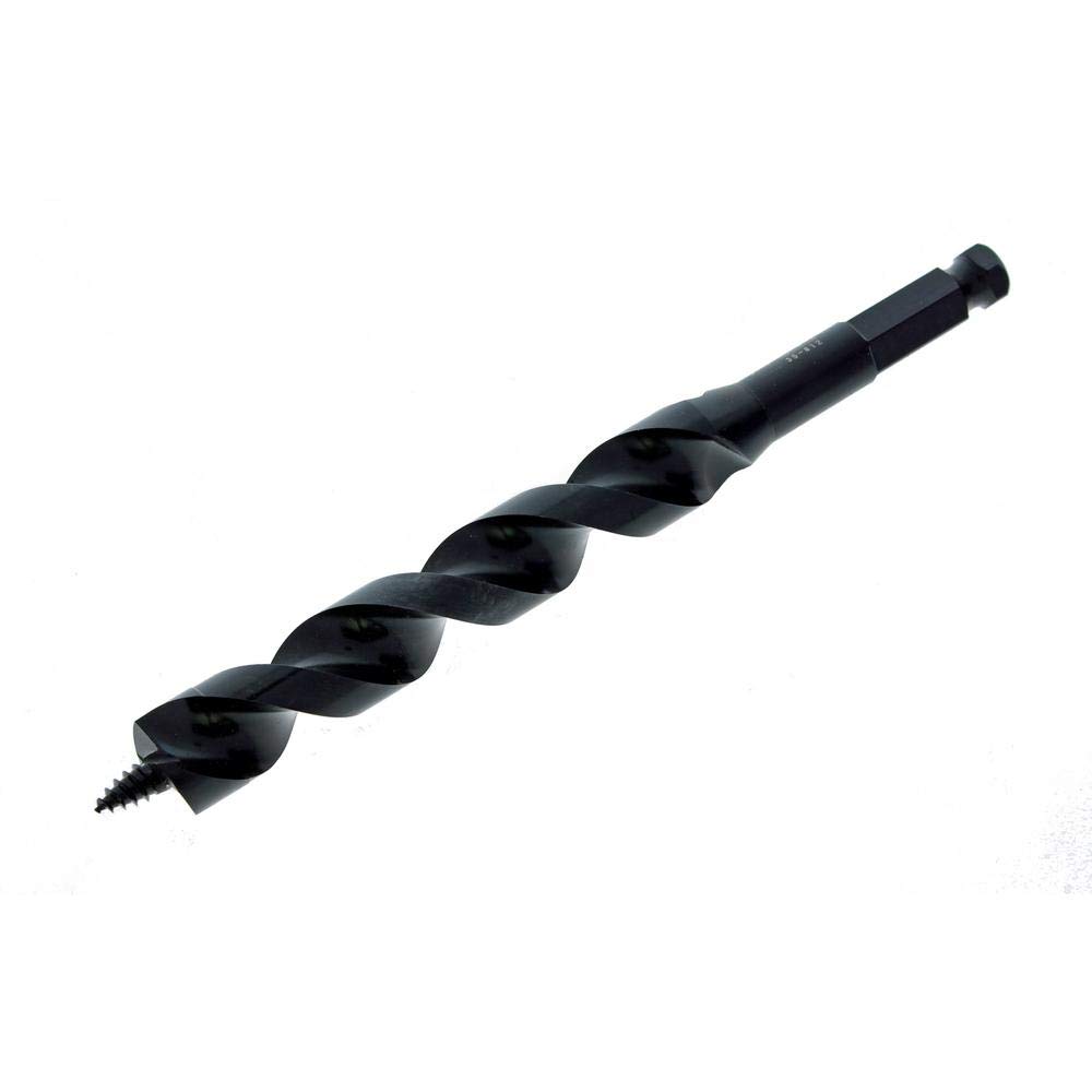IDEAL Electrical 35-812 Nailbiter™ 7-1/2 in. Ship Auger – 3/4 in. Drill Bit w/ Dual-Helix Head, 60 deg. Angled Design