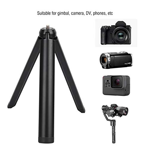Aluminium Alloy Action Camera Tripod, Phone Tripod Stand, High Bearing Capacity Portable for Gimbal Cameras Phone Accessories
