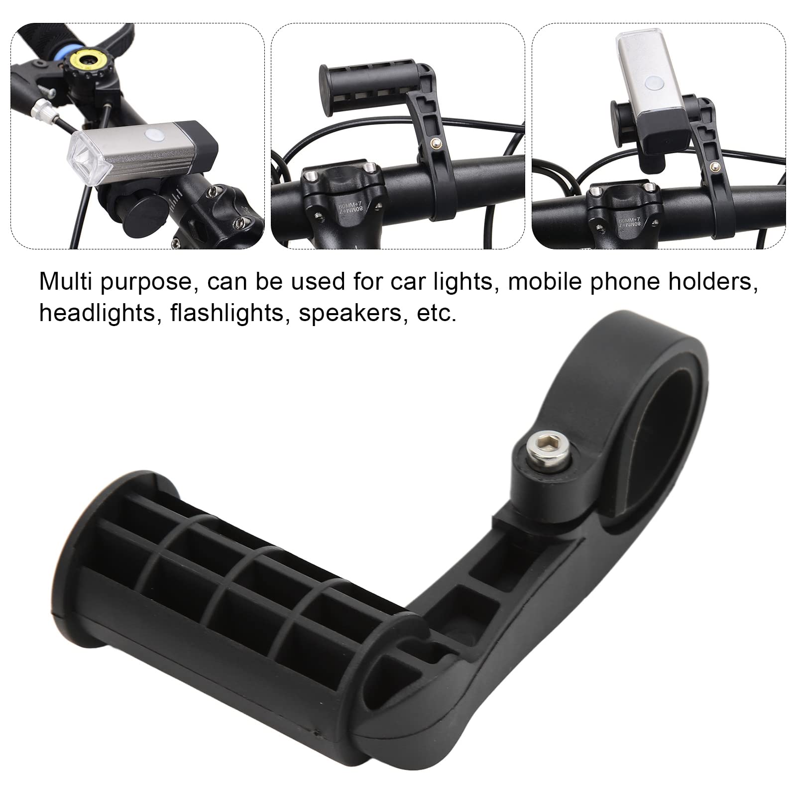 Adjustable MTB Stem with Wrench for Handlebar , Mountain Bike Handlebar Riser Extender for MTB Road City Bike Bicycle