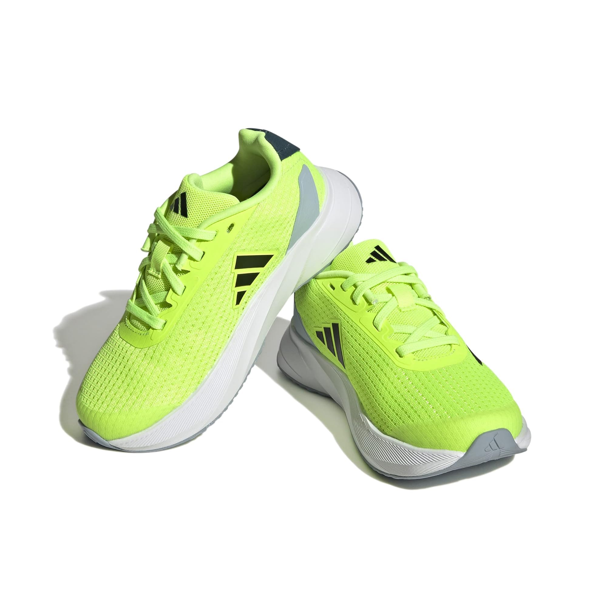 adidas Duramo SL Sneaker, Lucid Lemon/Core Black/Wonder Blue, 1.5 US Unisex little kid
