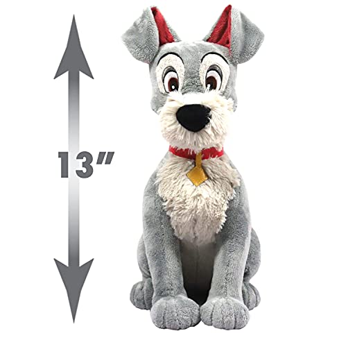 Disney 13-inch Large Tramp Stuffed Animal, Dog, Lady and the Tramp Plush