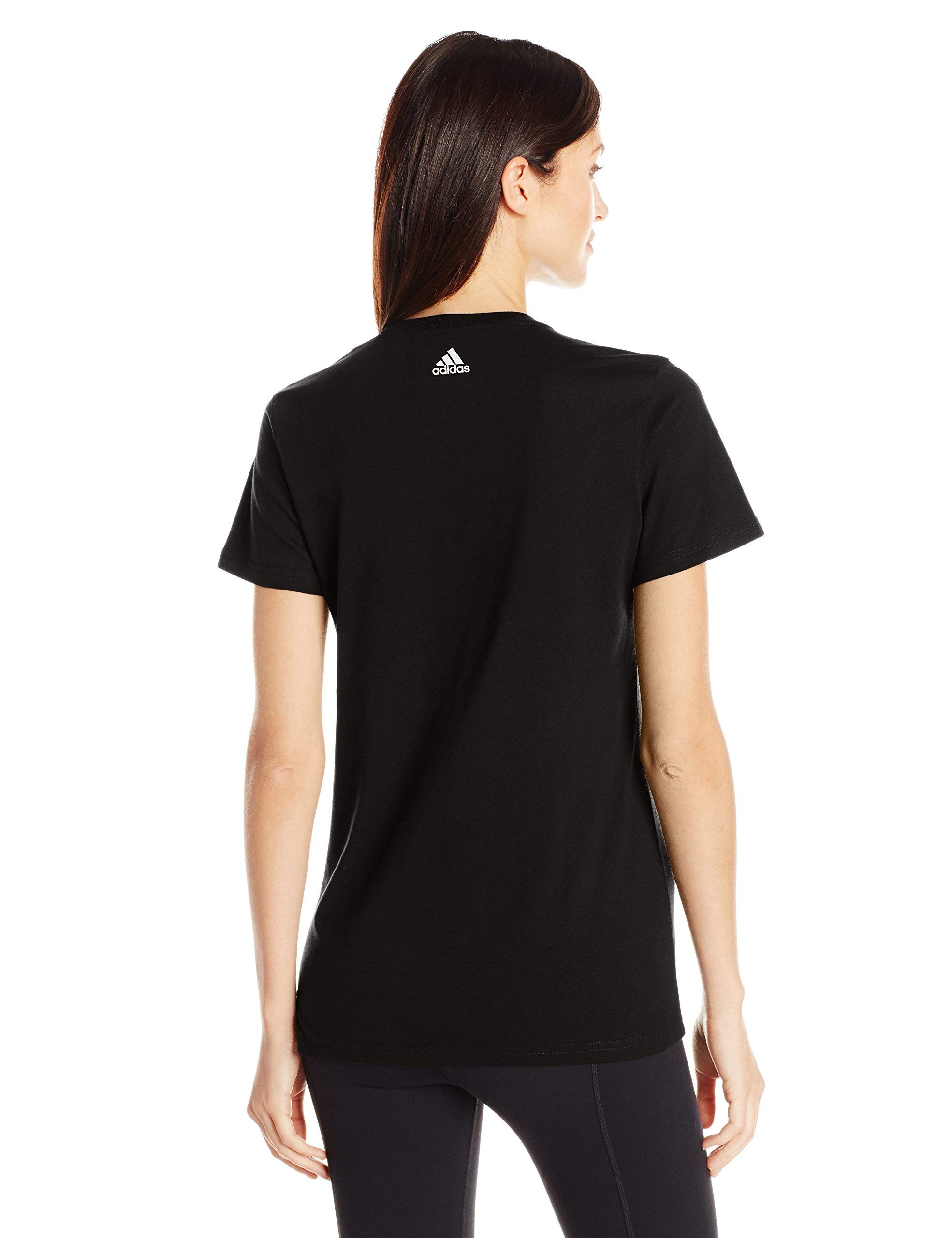 adidas Women's Graphic, Medium Grey Heather/BOS Tee, X-Large