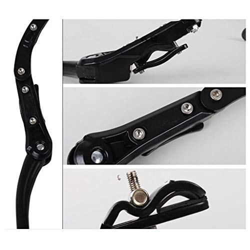 Aluminum Adjustable Side Rack Prop Bicycle Kickstand Foot Bike Parking Stand Bike Accessories Bicycle Dynamo Light