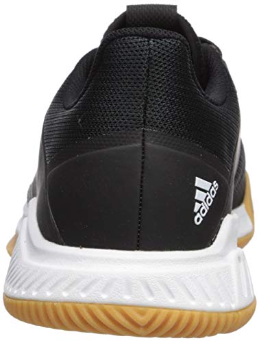 adidas Women's Crazyflight Team Volleyball Shoe, Black/White/Gum, 9 M US