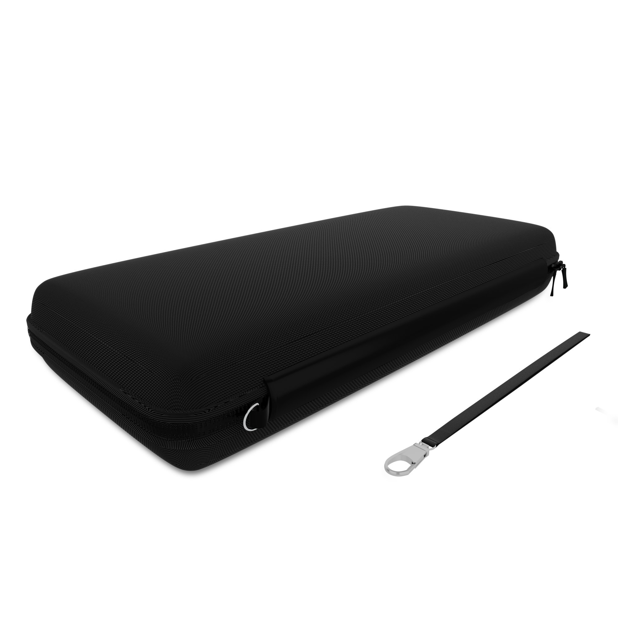 amCase Carrying Case for Nintendo Switch-14 Game Cartridge Holders with Zipper Protective Shell Travel Case (Black)