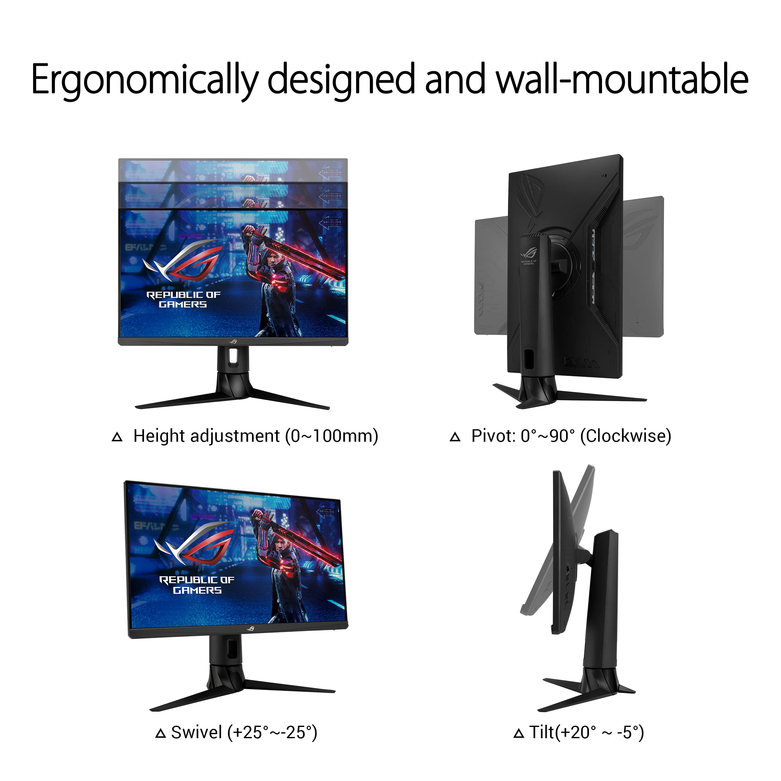 ASUS ROG Strix 23.8” 1080P HDR Gaming Monitor (XG249CM)(Renewed)