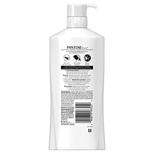 Pantene Pro-V Daily Moisture Renewal 2 In 1 Shampoo & Conditioner, 25 Fl Oz