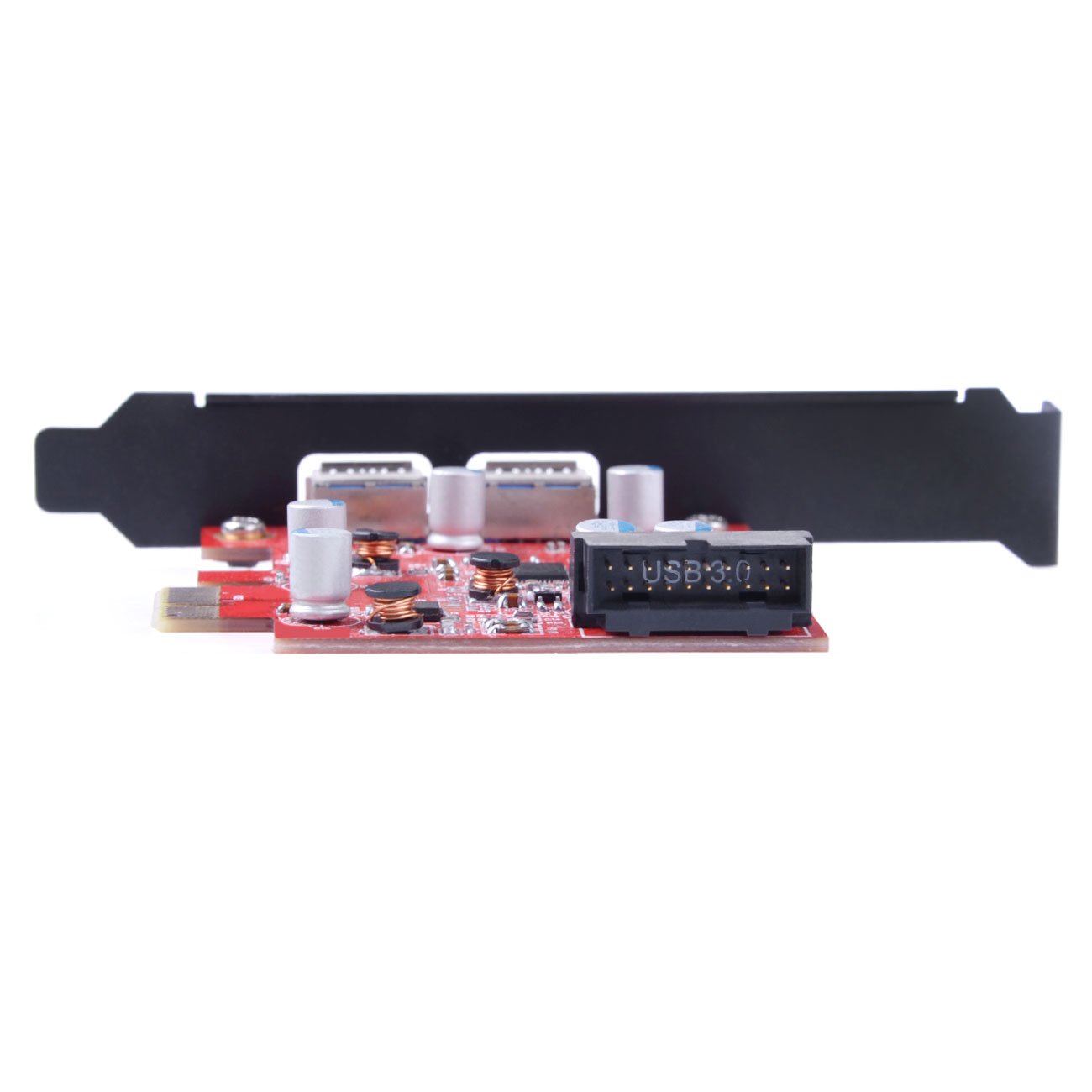 Inateck 2 Port PCIe USB 3.0 Card with Internal USB 3.0 20-Pin Connector - Expand Another Two USB 3.0 Ports, Compatible Mac Pro, No Additional Power Connection Needed