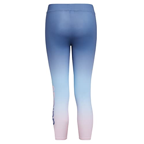 adidas Girls' Aeroready Moisture Wicking 7/8 Tights, Crew Blue, 4T