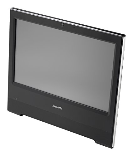 Shuttle XPC AIO X50V6 BLACK Intel Celeron 3865U Kabylake All-In-One Barebone PC, Fanless, IP54 Certified, VESA compatible