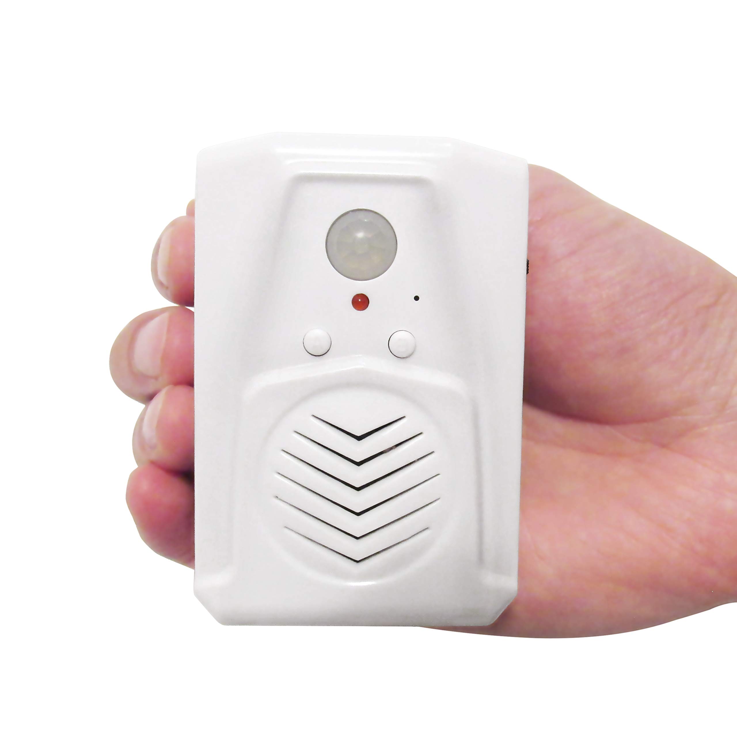 SierraTeck Motion Activated Voice Player - Recordable, Built-in Microphone β Independent Living, Point of Sale Advertising, Door Greeter, Entry Alert