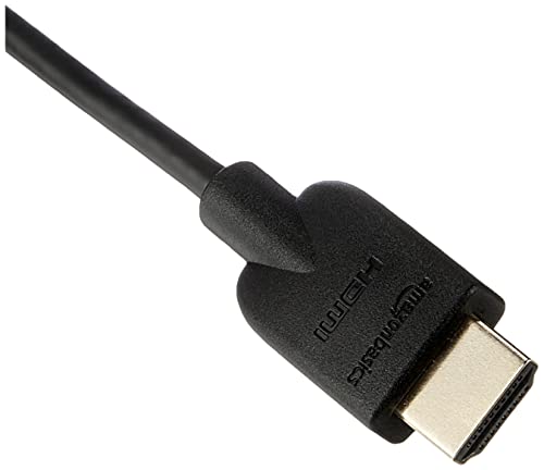 Amazon Basics High-Speed Micro-HDMI to HDMI TV Adapter Cable (Supports Ethernet, 3D, and Audio Return) - 6 Feet (5-Pack)