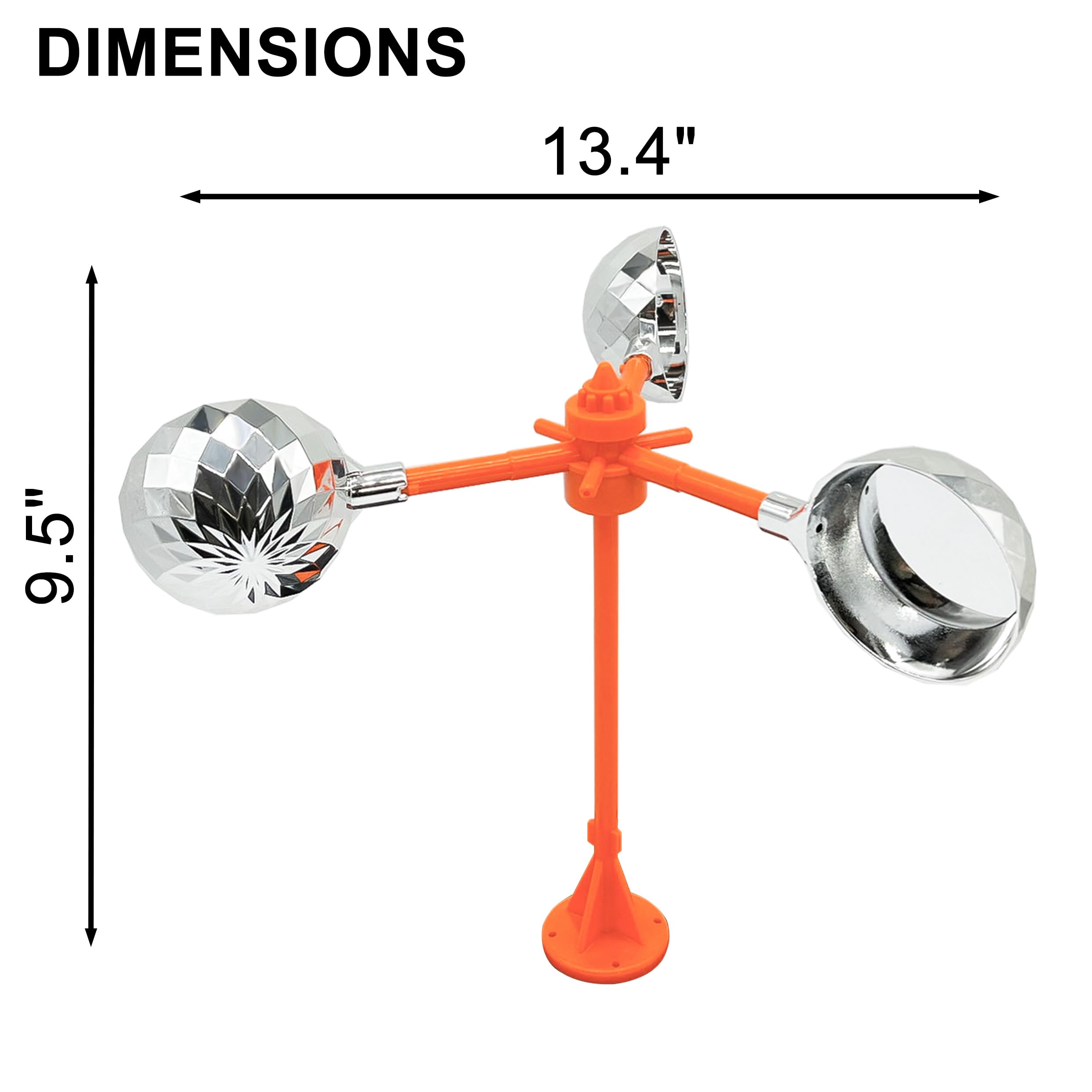 Bird Reflective Spinning Deterrent Devices for Outside Keep Birds Away Pigeon Woodpeckers Deterrent for Garden Roofs