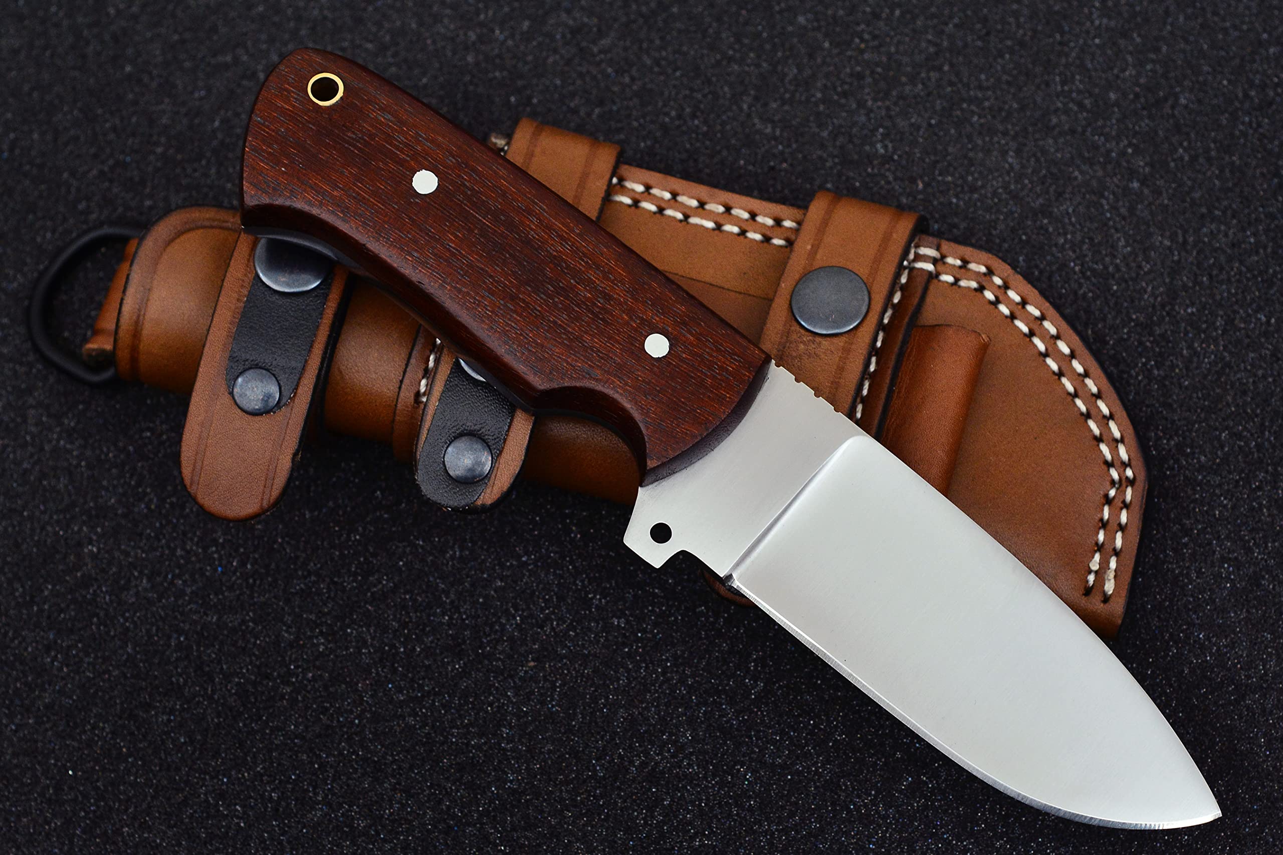 ALZAFASH Horizontal Carry Knife with Hunting Knife