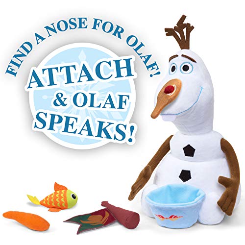 Disney Frozen Find My Nose 14-inch Olaf Plush, Officially Licensed Kids Toys for Ages 3 Up by Just Play