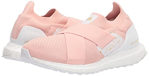 adidas Women's Ultraboost 5.0 DNA Running Shoe, Vapour Pink/Gold Metallic/White, 9