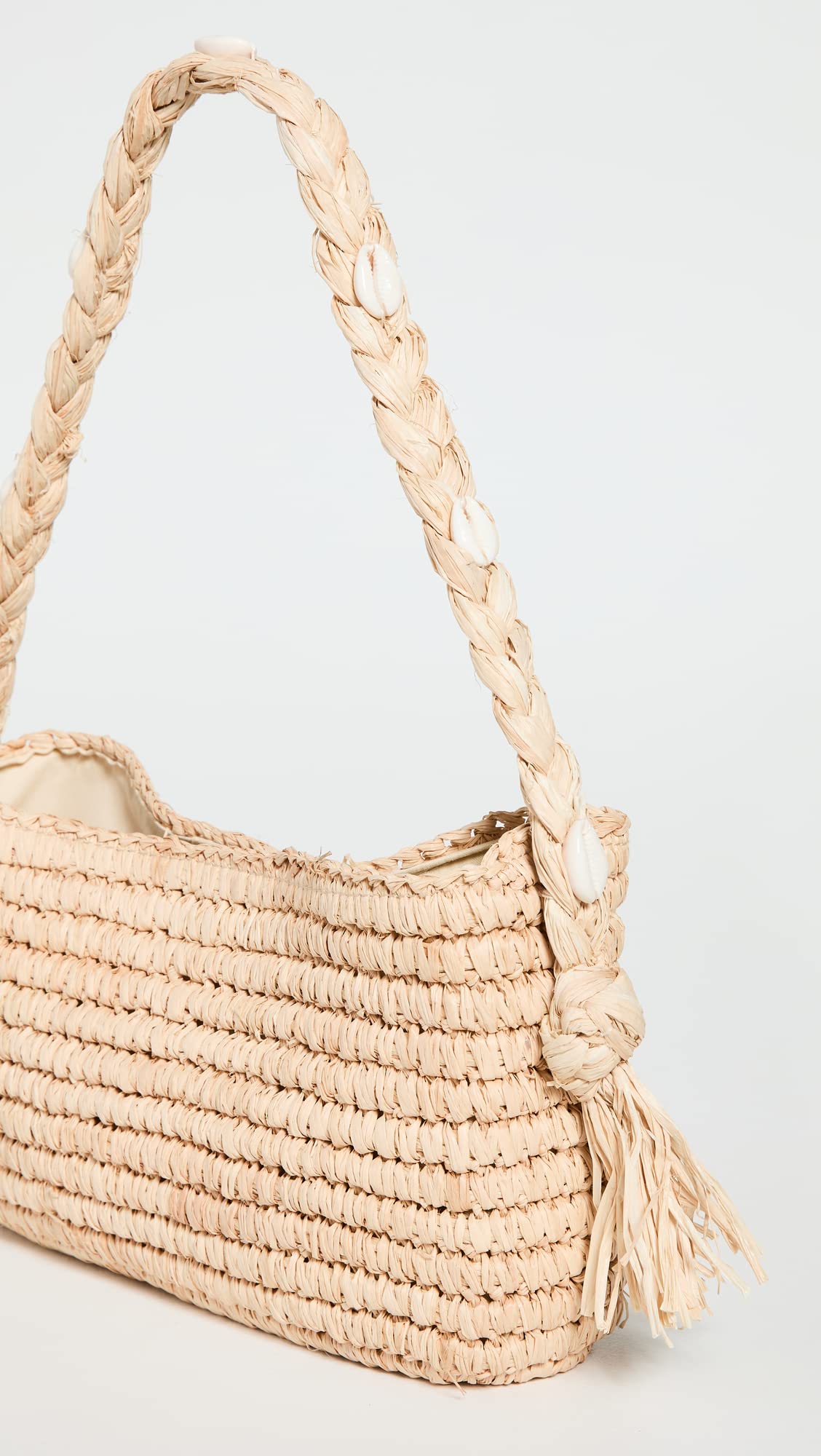 L*Space Women's AZALEA BAG, Natural, White, Black, Grey, One Size