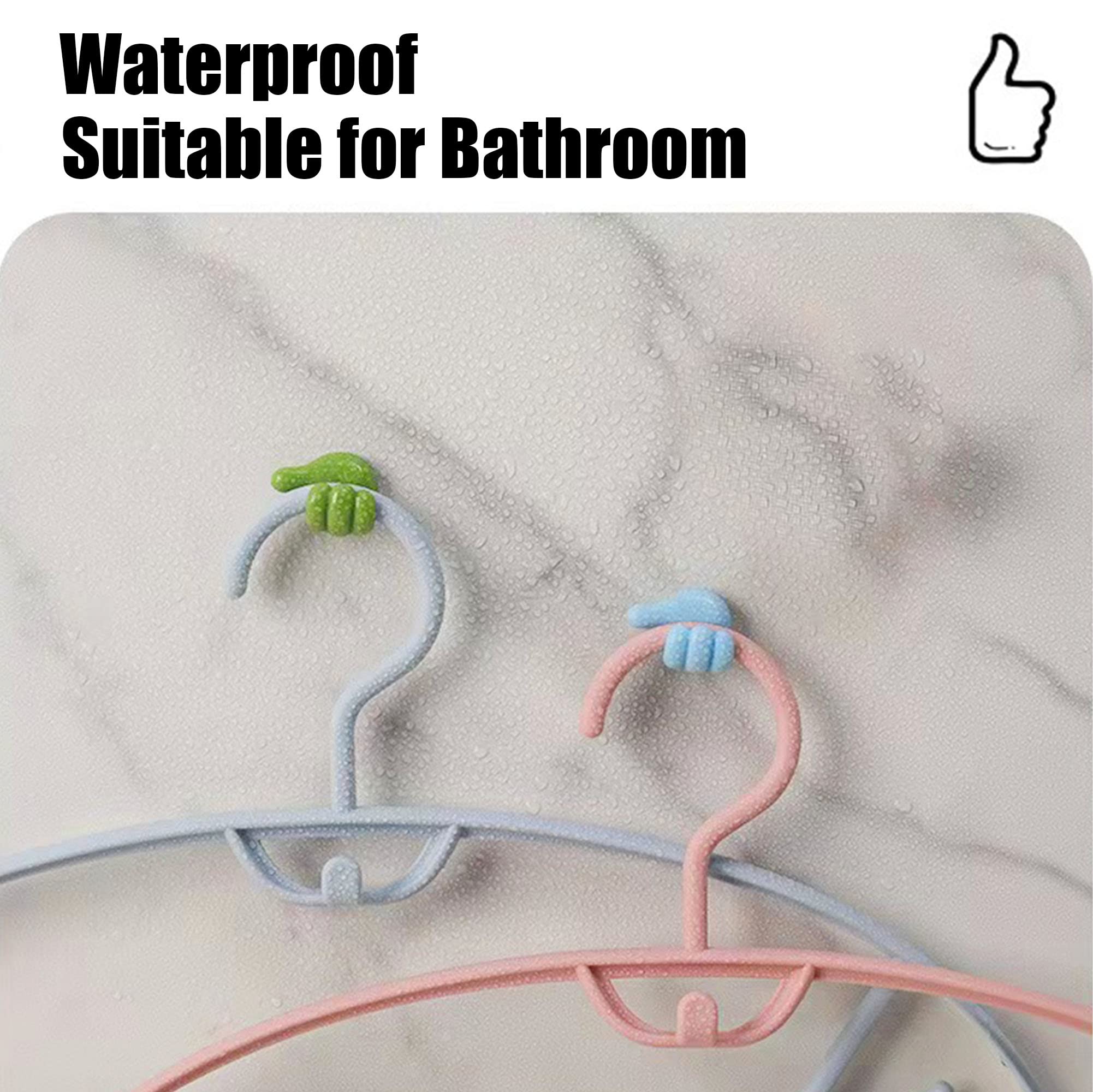 CERETIA 36 Pcs Self Adhesive Silicone Thumb Hooks, Multifunction Thumb up Wall Hooks for Cable Clip Key Holder Wall Hangers Wire Management Small Command Hooks