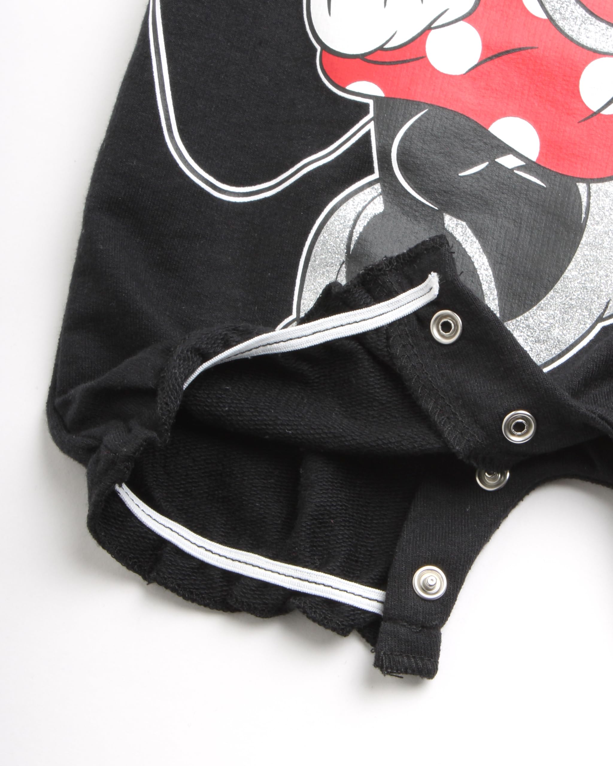 Disney Baby Girls' Romper - 2 Piece Overall T-Shirt Set Minnie Mouse, Winnie The Pooh, Size 3-6 Months, Minnie Coral