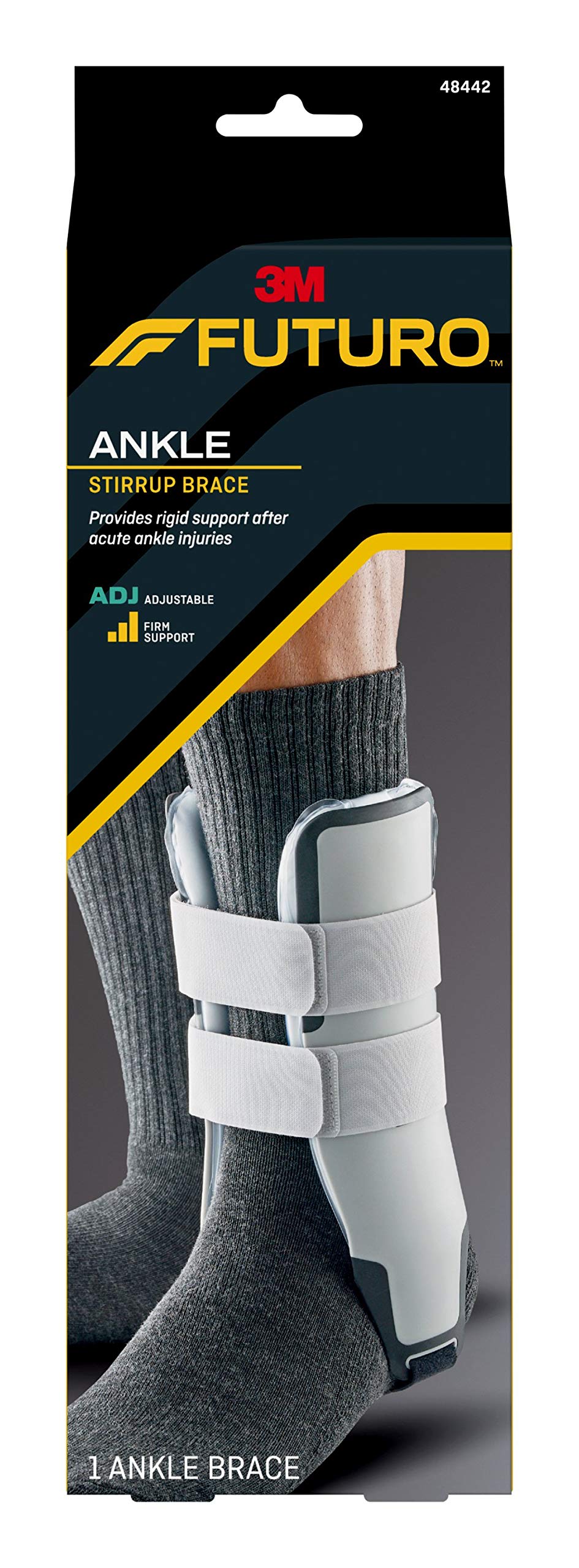 FUTURO Stirrup Ankle Brace, Ideal for Sprains and Strains, One Size