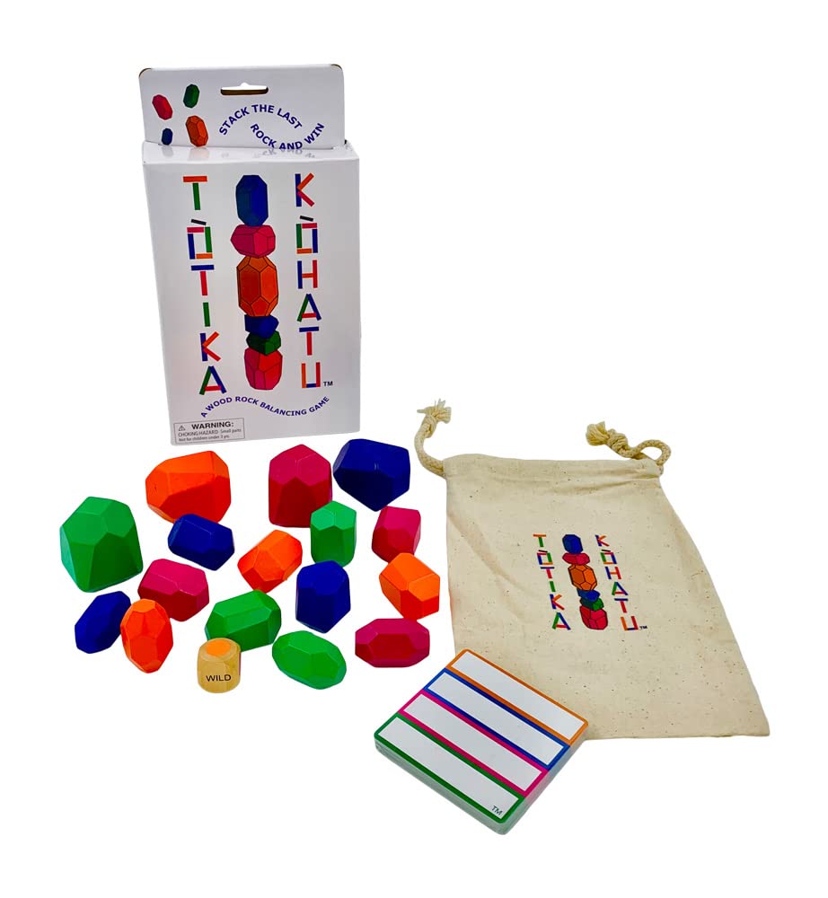 TOTIKA KOHATU - A Wood Rock Stacking Game