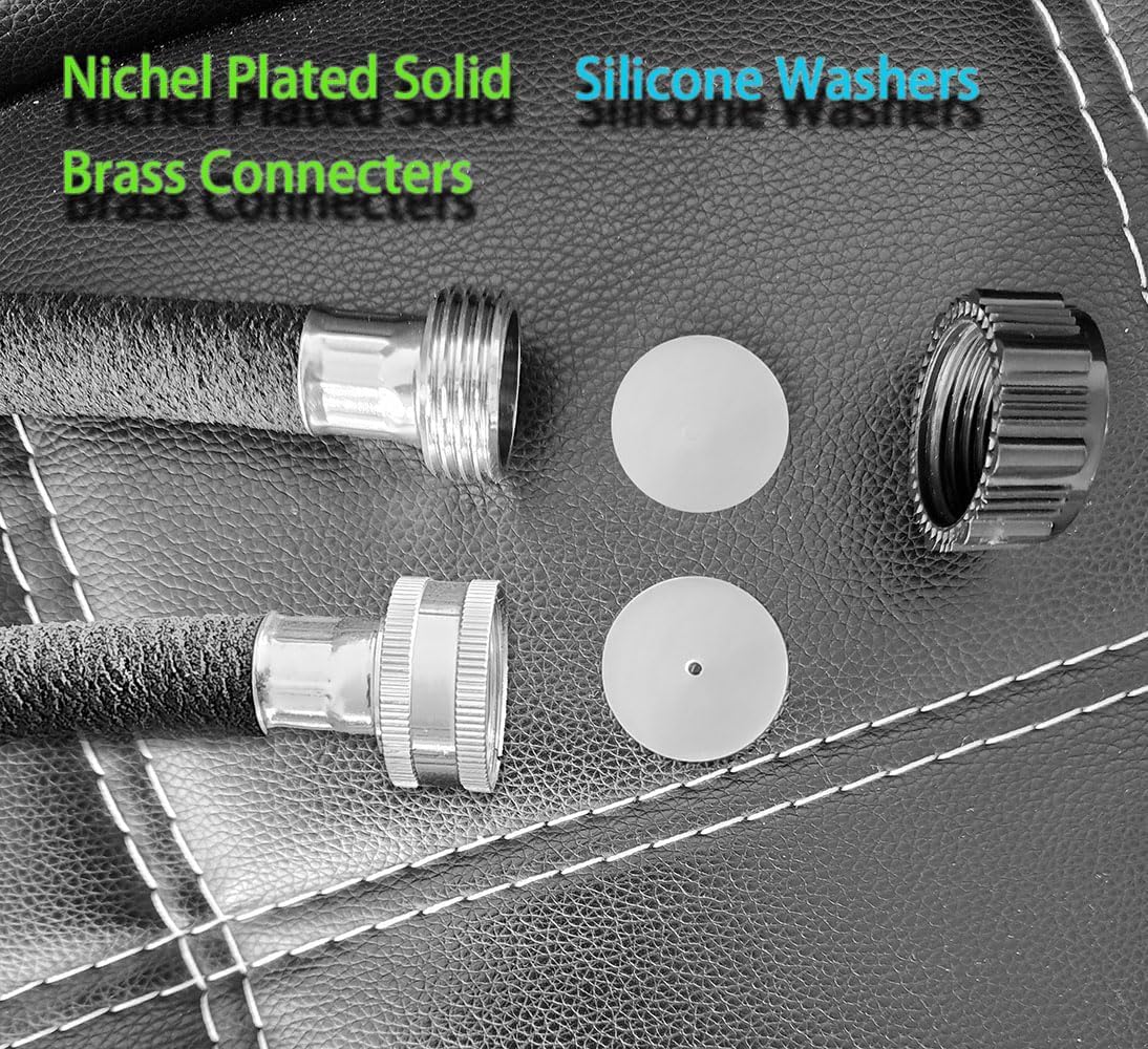 Atlantic Short Soaker Hose 1/2 IN.x 5FT, Solid Brass Connectors
