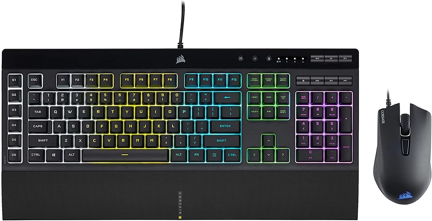 CORSAIR K55 RGB PRO + HARPOON RGB PRO Gaming Bundle
