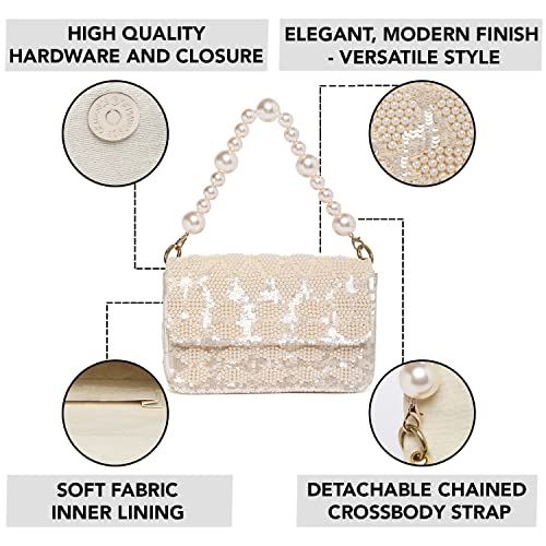 Aheli Clutch Purses Gift for Women Wedding Handmade Evening Handbags Party Bridal Clutch