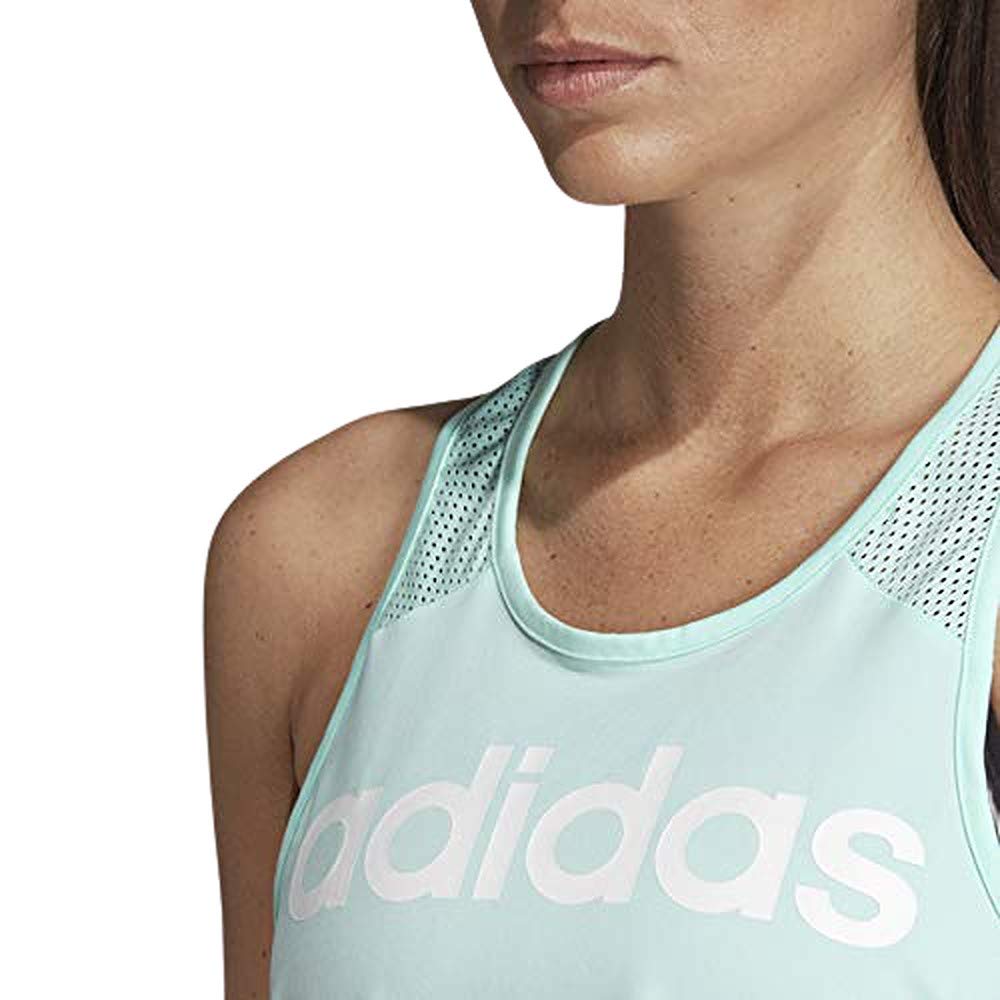 adidas Womens Fitness Running Tank Top Green XL