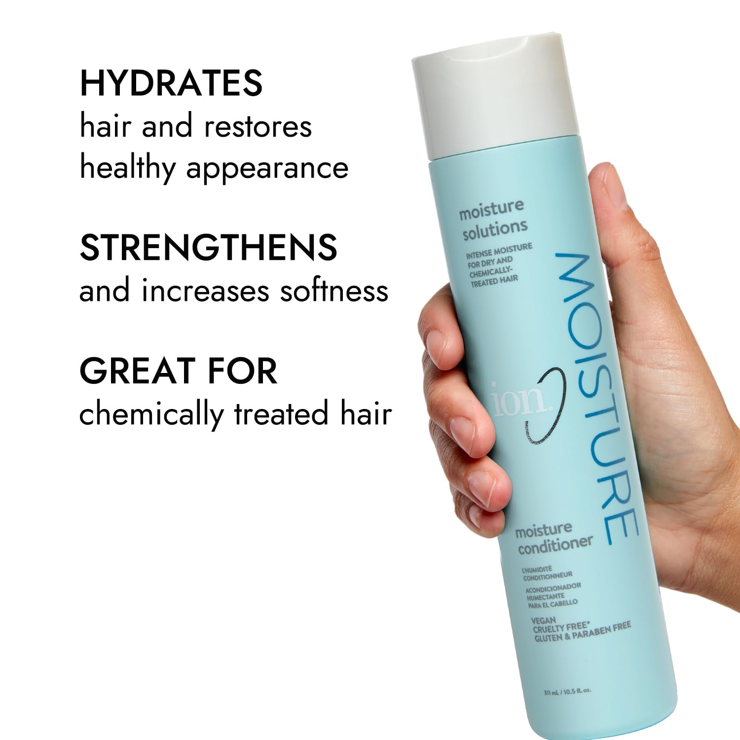 ion Moisture Conditioner, Moisturizing Treatment, Vegan, Paraben Free, Hydrating, Reduces Breakage