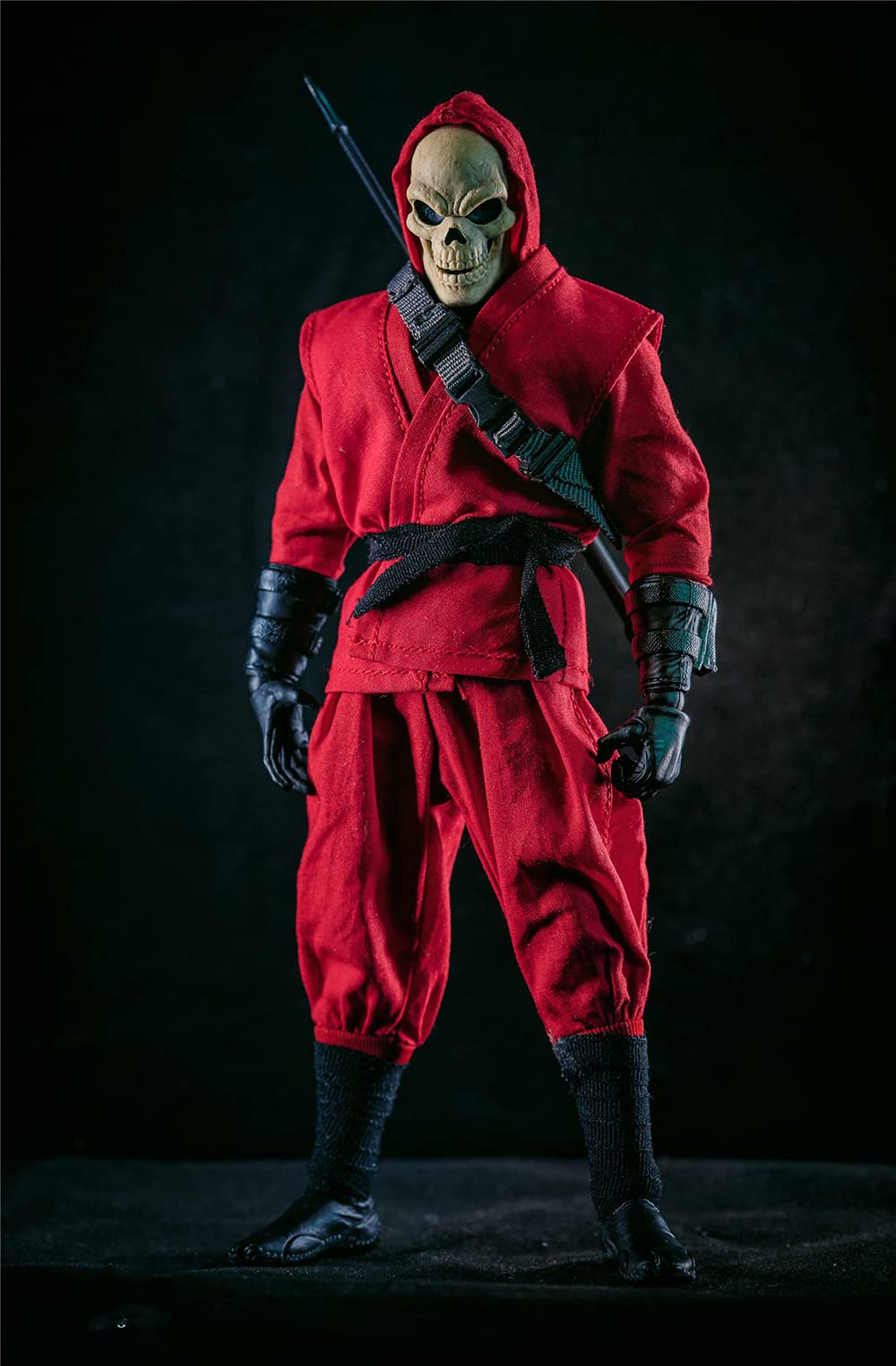 HiPlay 1/12 Scale Figure Doll Clothes, Ninja Suit, Outfit Costume for 6 inch Female Action Figure Phicen/TBLeague CM098(Red)