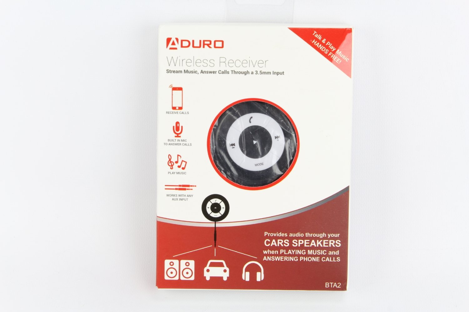 Aduro UNI-BTA2M01-ADA Bluetooth Streaming Car Kit