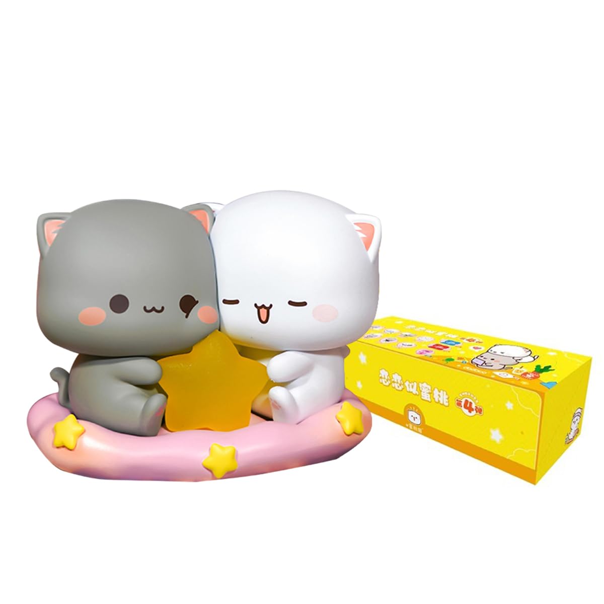Mitao Cat Series 4 Blind Box Figures Action Random Popular Collection Cute Model Birthday Gift Guess Blind Bag Desktop Ornaments Dollļ¼8 Packļ¼
