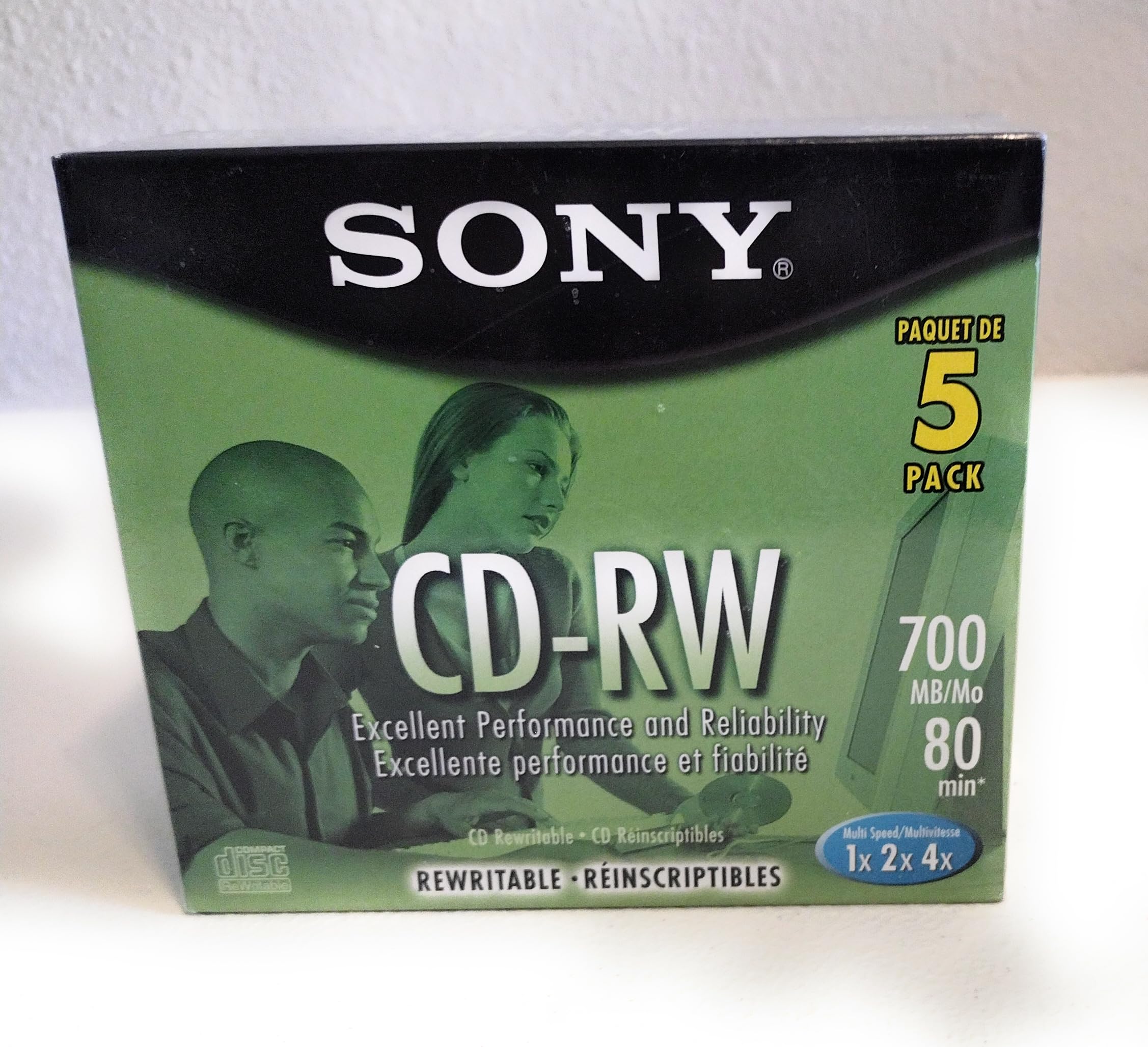 SONY CD-RW80 5-Pack