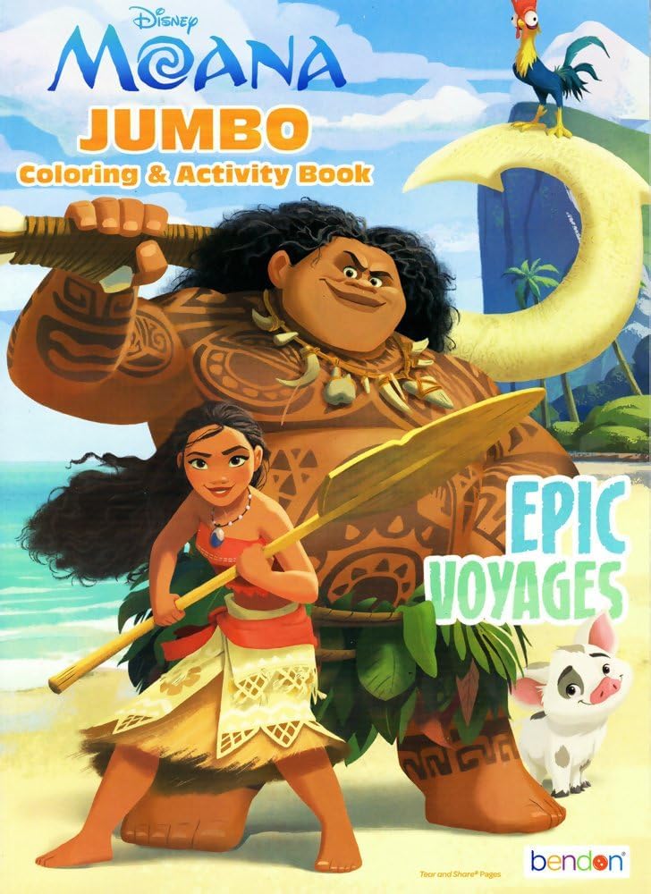 Disney Princess Coloring Book Activity Set for Kids Featuring Disney Princess, Encanto, Moana and Frozen