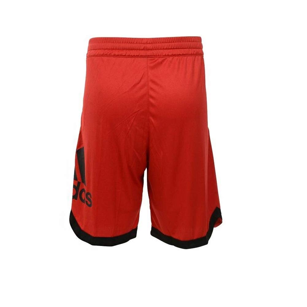 adidas Men's Badge of Sport Short, Scarlet, Tall/Large