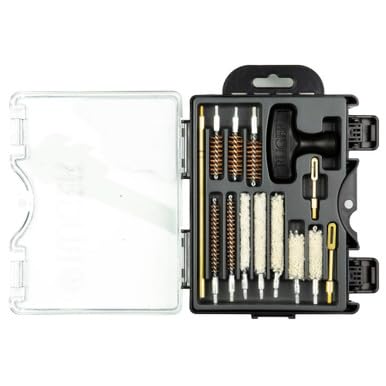 Allen Company Ruger Handgun Cleaning Kit with Case - Pistol Cleaner - 15-Piece - Gun Accessories for Men and Women-Black/Grey
