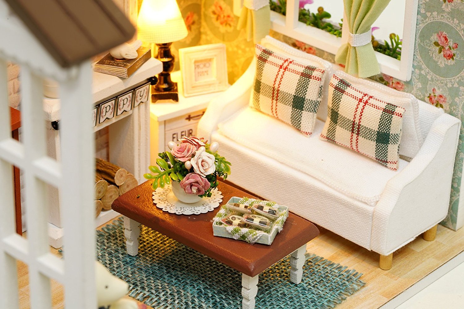 DIY Miniature Dollhouse Kit with Music Box Rylai 3D Puzzle Challenge for Adult Kids Z008