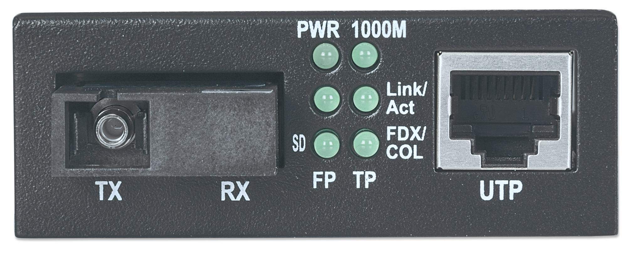 Intellinet Gigabit Ethernet WDM Bi-Directional Single Mode Media Converter