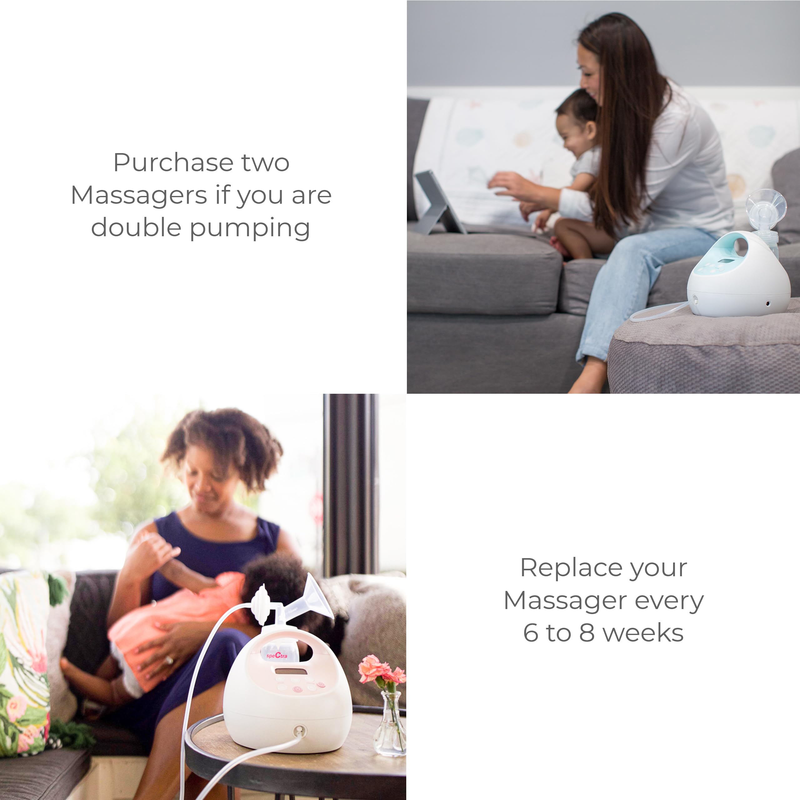 Spectra Silicone Breast Massager Breastfeeding Aid