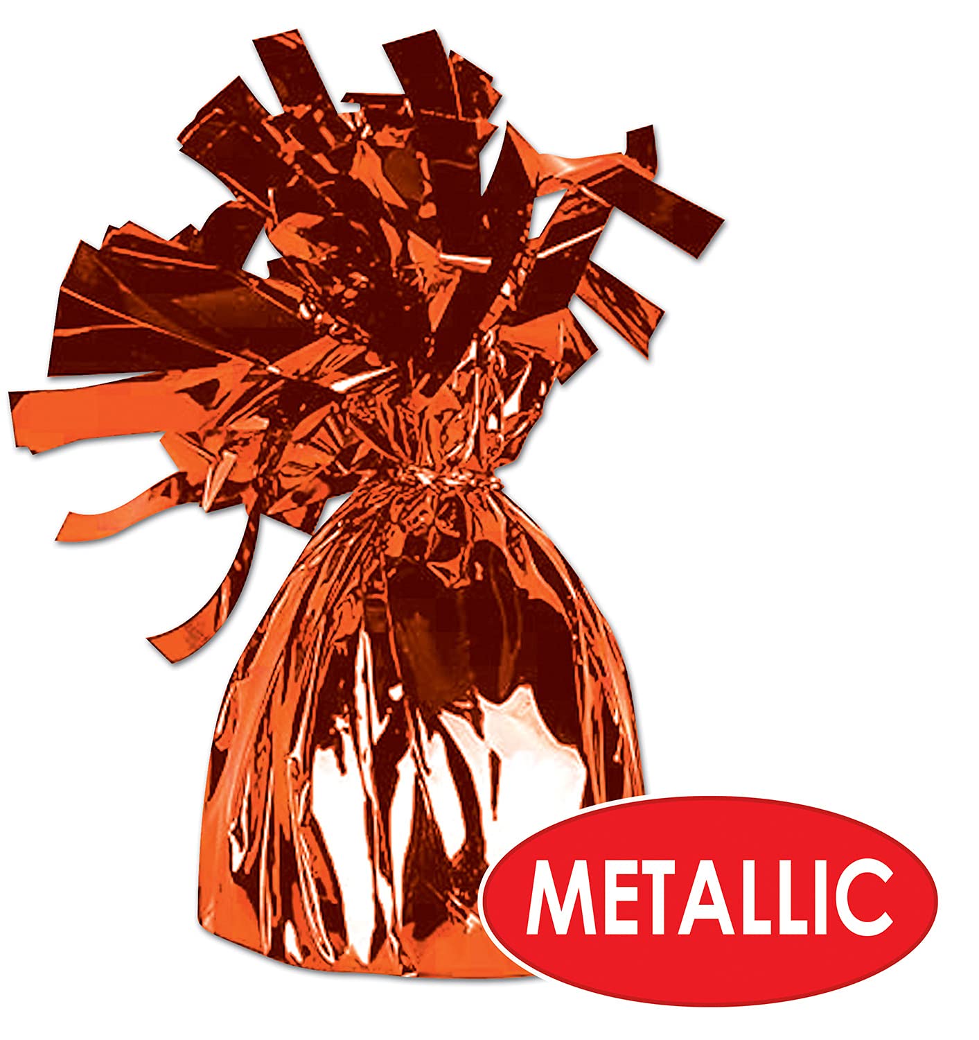 Beistle Metallic Wrapped Balloon Weight Pack of 12