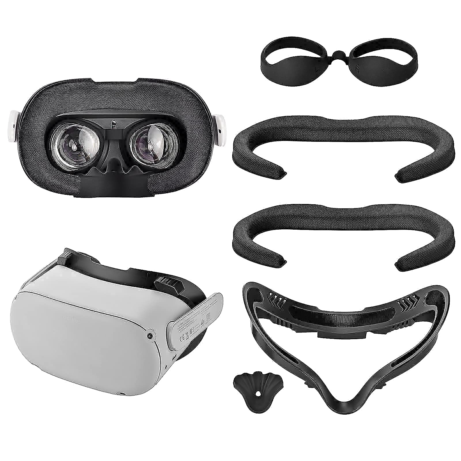 Ahroy Elite Strap for Oculus Quest 2 and Face Cover 5-in-1 Set for Oculus Quest 2