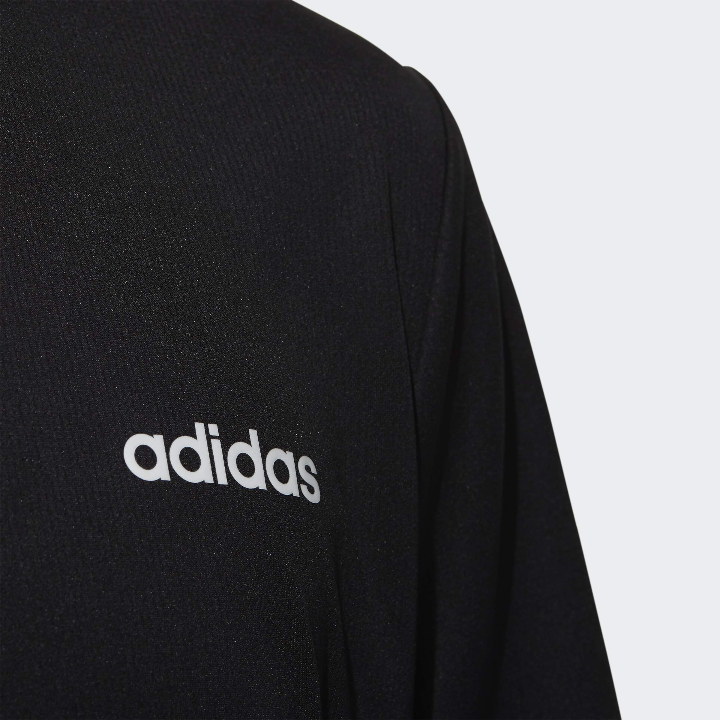 adidas Men's Designed 2 Move Plain Tee Black/White Medium