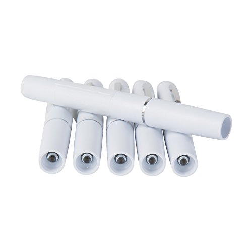 MABIS Reusable Penlights for Medical or Personal Use, White, 6 Count